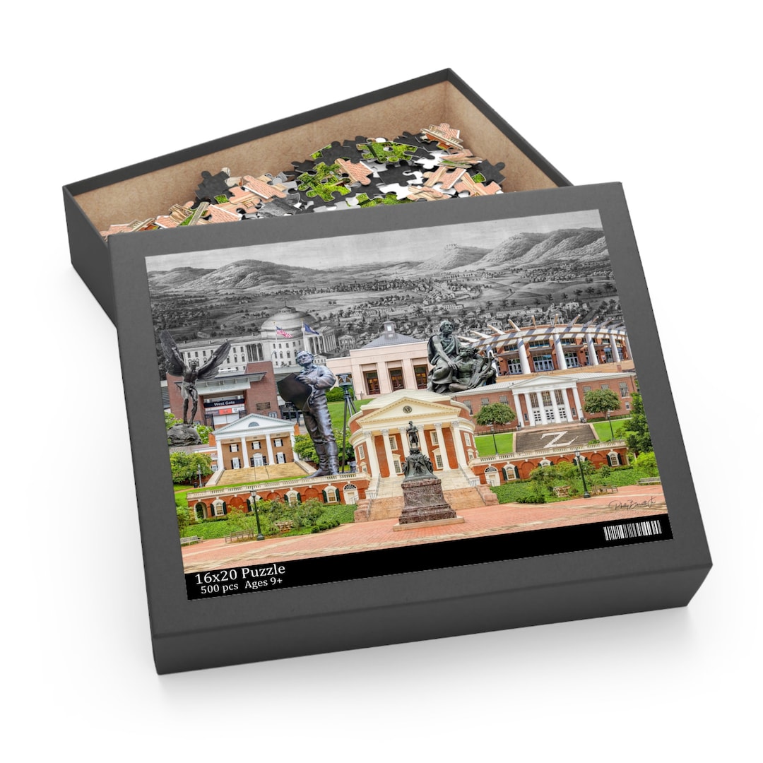 Charlottesville Puzzle, the Rotunda Puzzle, Virginia Puzzle - Etsy
