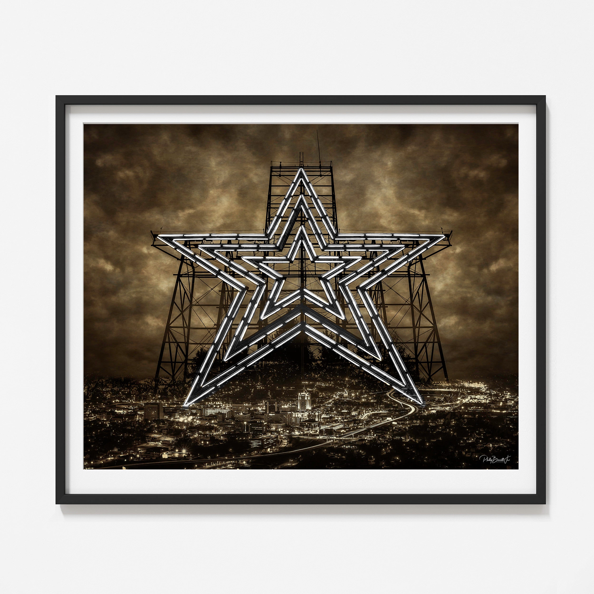 Roanoke Star, Mill Mountain Star, Roanoke, Star City, Roanoke Print - Etsy
