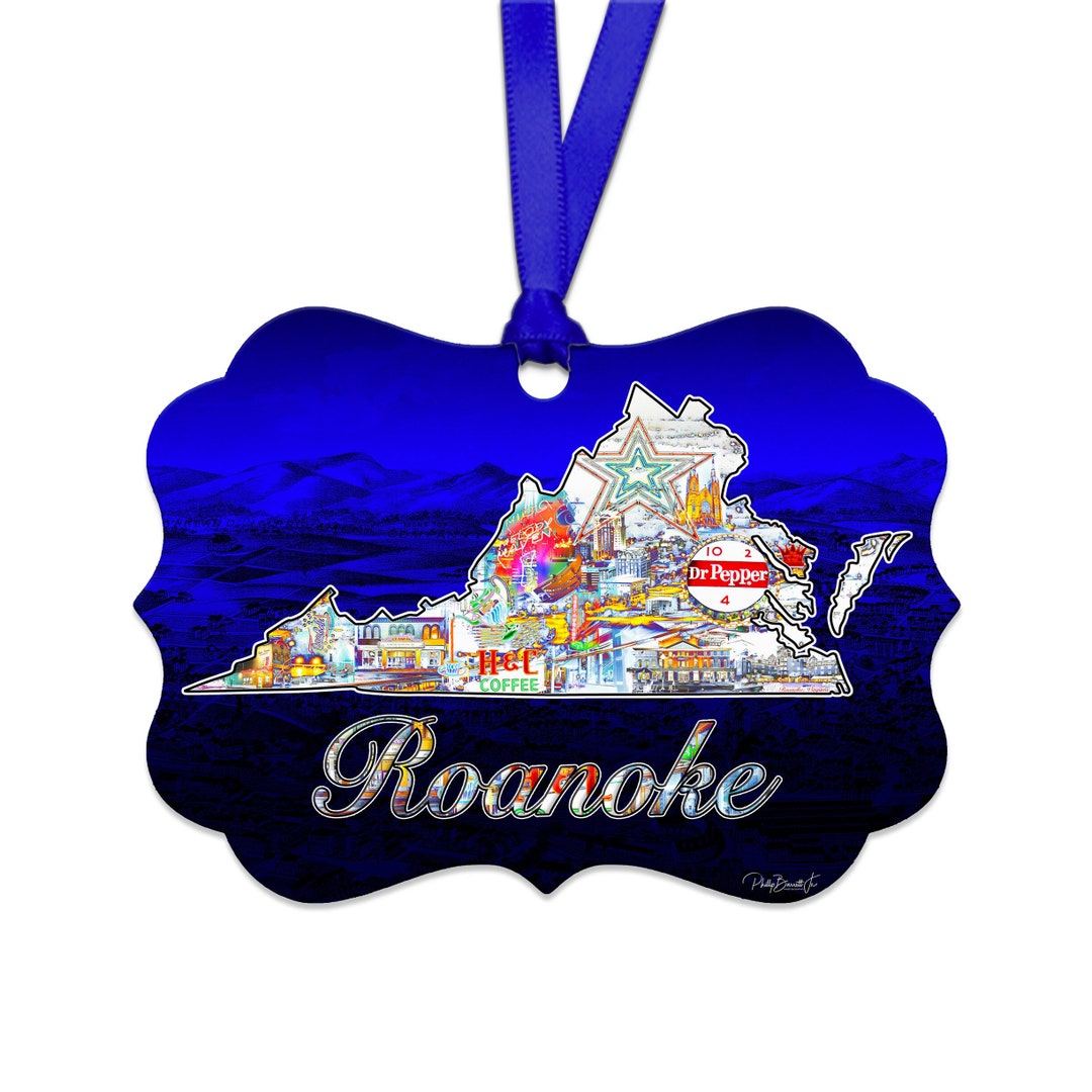 Roanoke Ornament, Roanoke, Star City Ornament, Ornament, Christmas ...