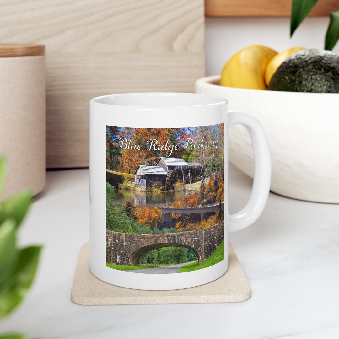 Blue Ridge Parkway 11oz Mug, Blue Ridge Mug - Etsy