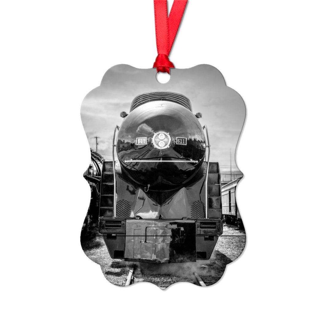 J 611 Ornament, J611, N&W Class J 611, Steam Locomotive Ornament, Train ...