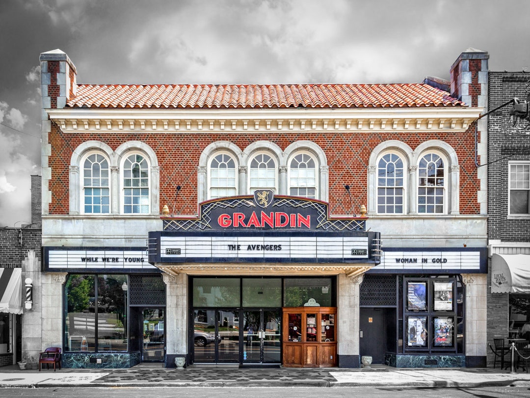 Grandin_theater, Roanoke Print, Roanoke - Etsy