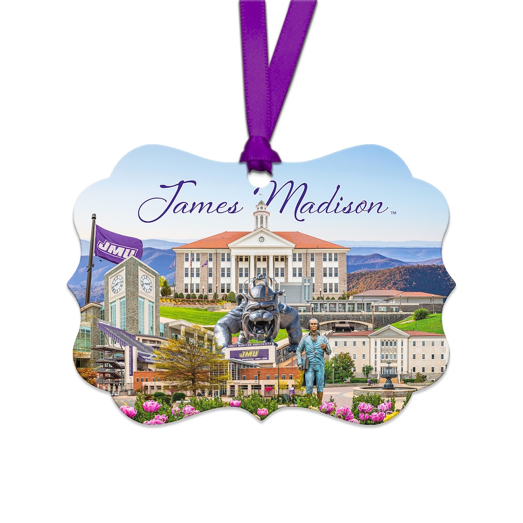 James Madison University Ornament, JMU Ornament, James Madison Ornament ...