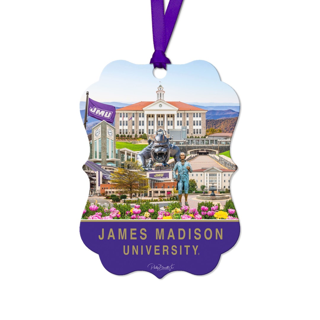 James Madison University Ornament, JMU Ornament, James Madison Ornament ...