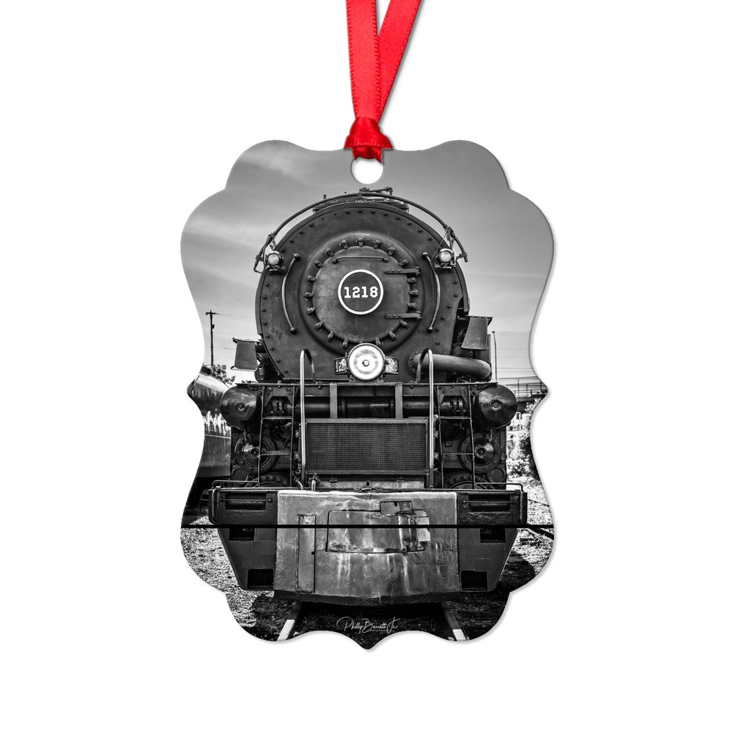 Norfolk and Western 1218, 1218 Ornament, Steam Locomotive Ornament ...