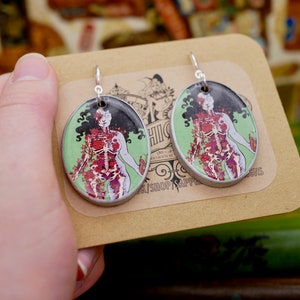 Death - Tarot Earrings - Etsy