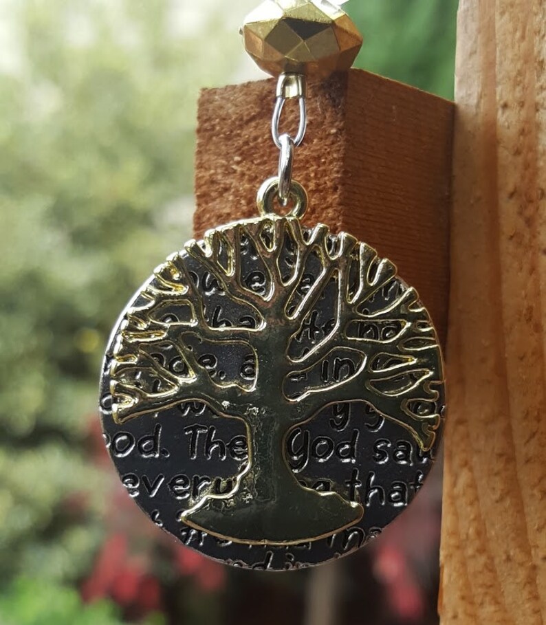 Elegant Tree of Life Rear View Mirror Car Charm Wicca Gift | Etsy