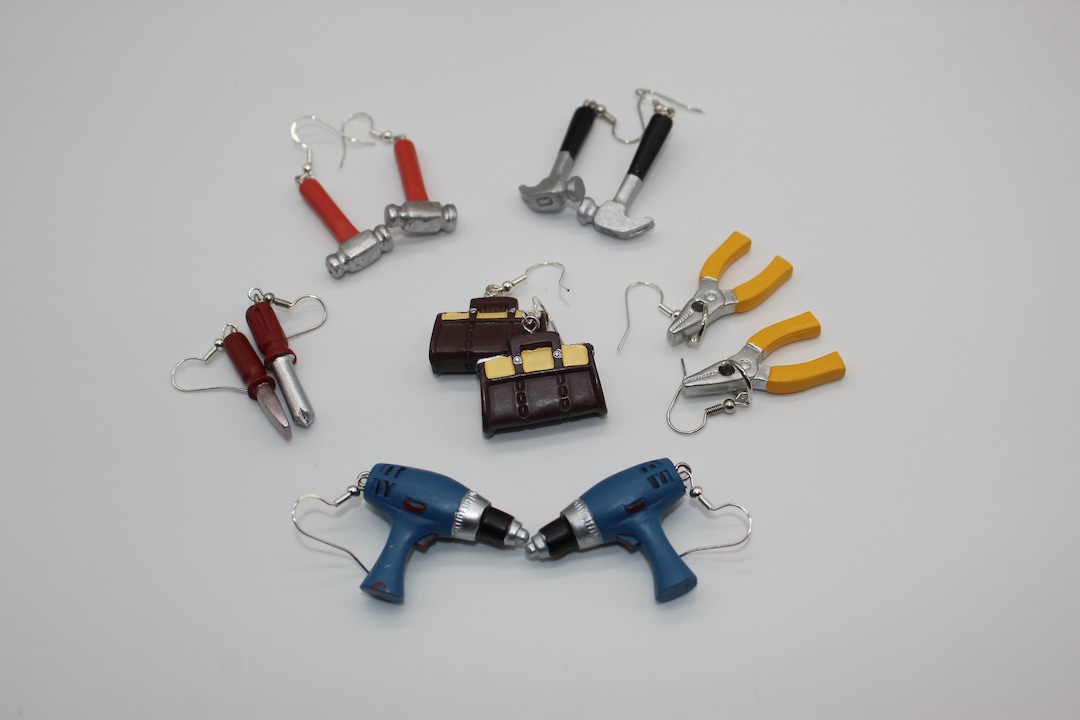 Your Choice Tools Earrings Hypoallergenic Earrings Gift Novelty Dangle ...