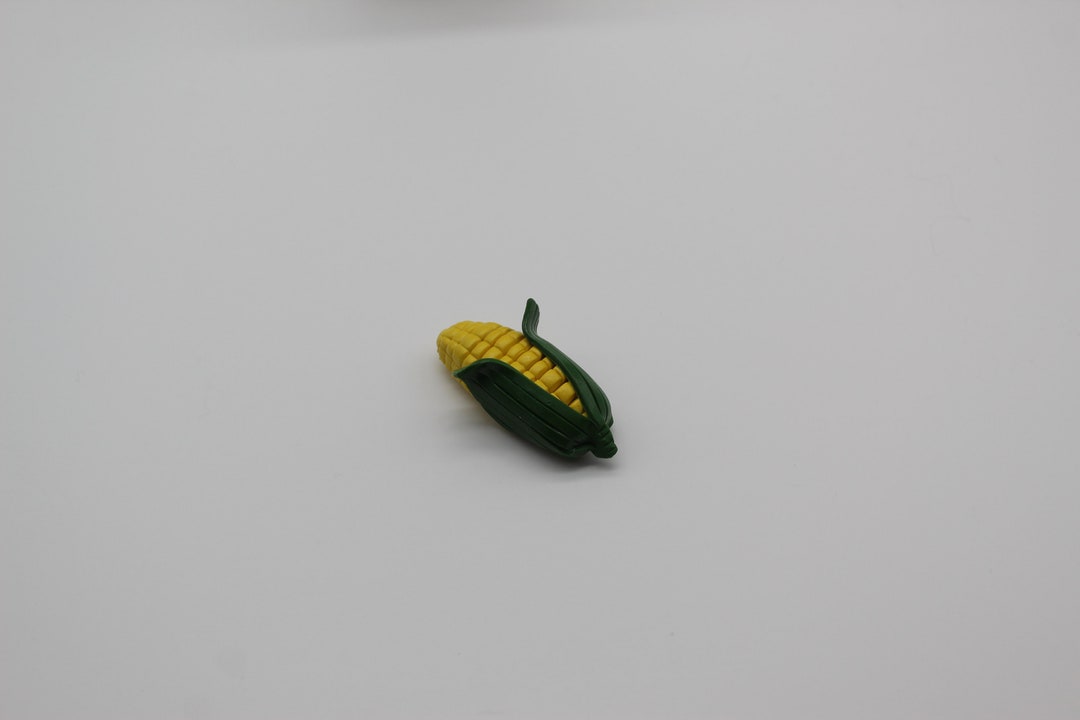 Miniature Corn on the Cob Magnet Food Foodie Collector Item Polymer ...