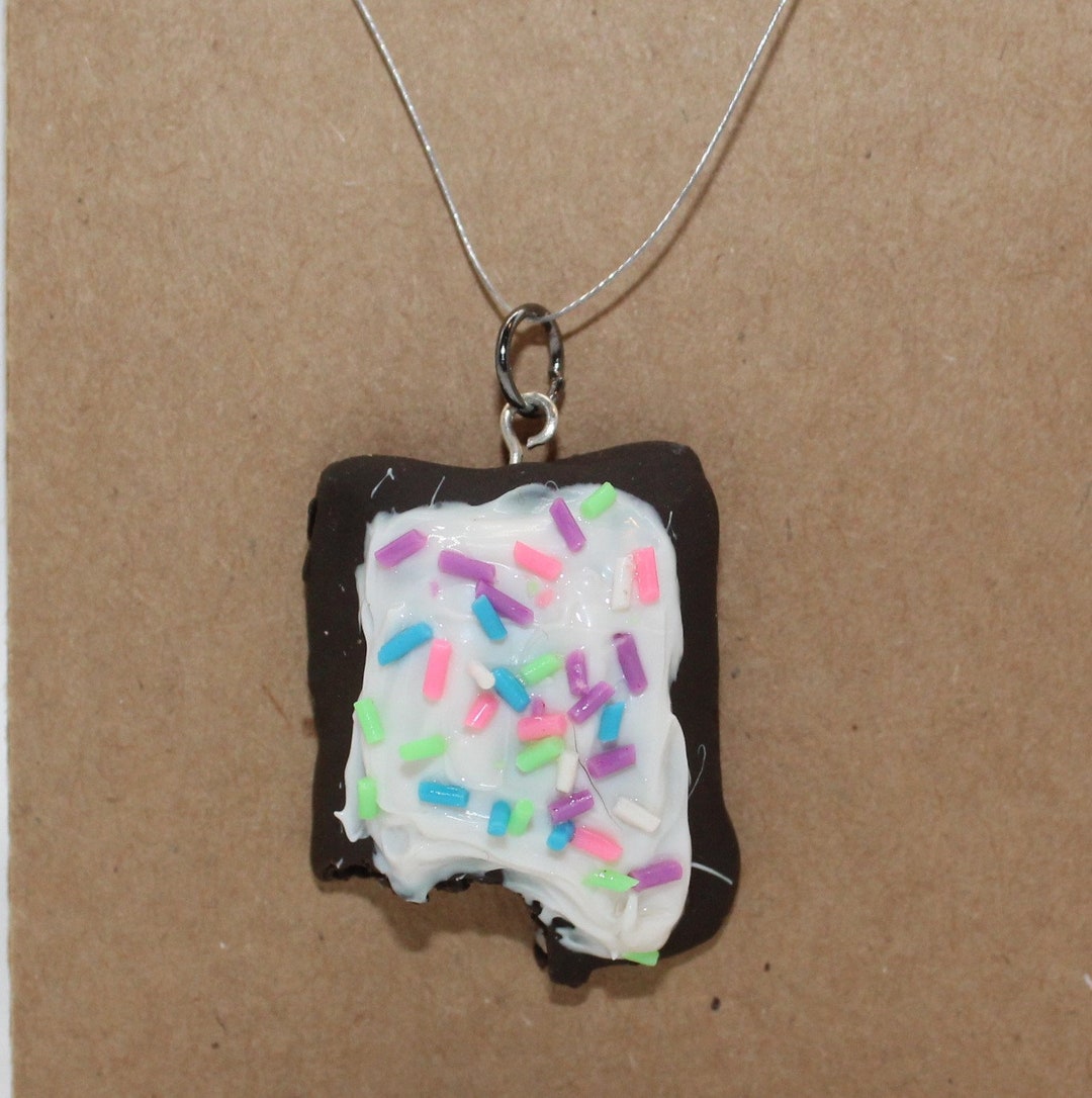 Bitten Chocolate Toaster Breakfast Bar Sprinkled Charm Pendant ...