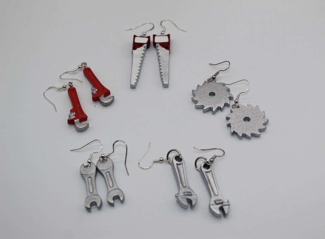 Your Choice Tools Earrings Hypoallergenic Earrings Gift Novelty Dangle ...