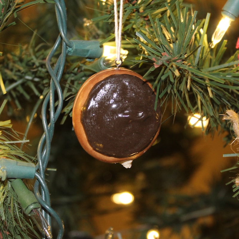 Donut Christmas Ornament - Etsy
