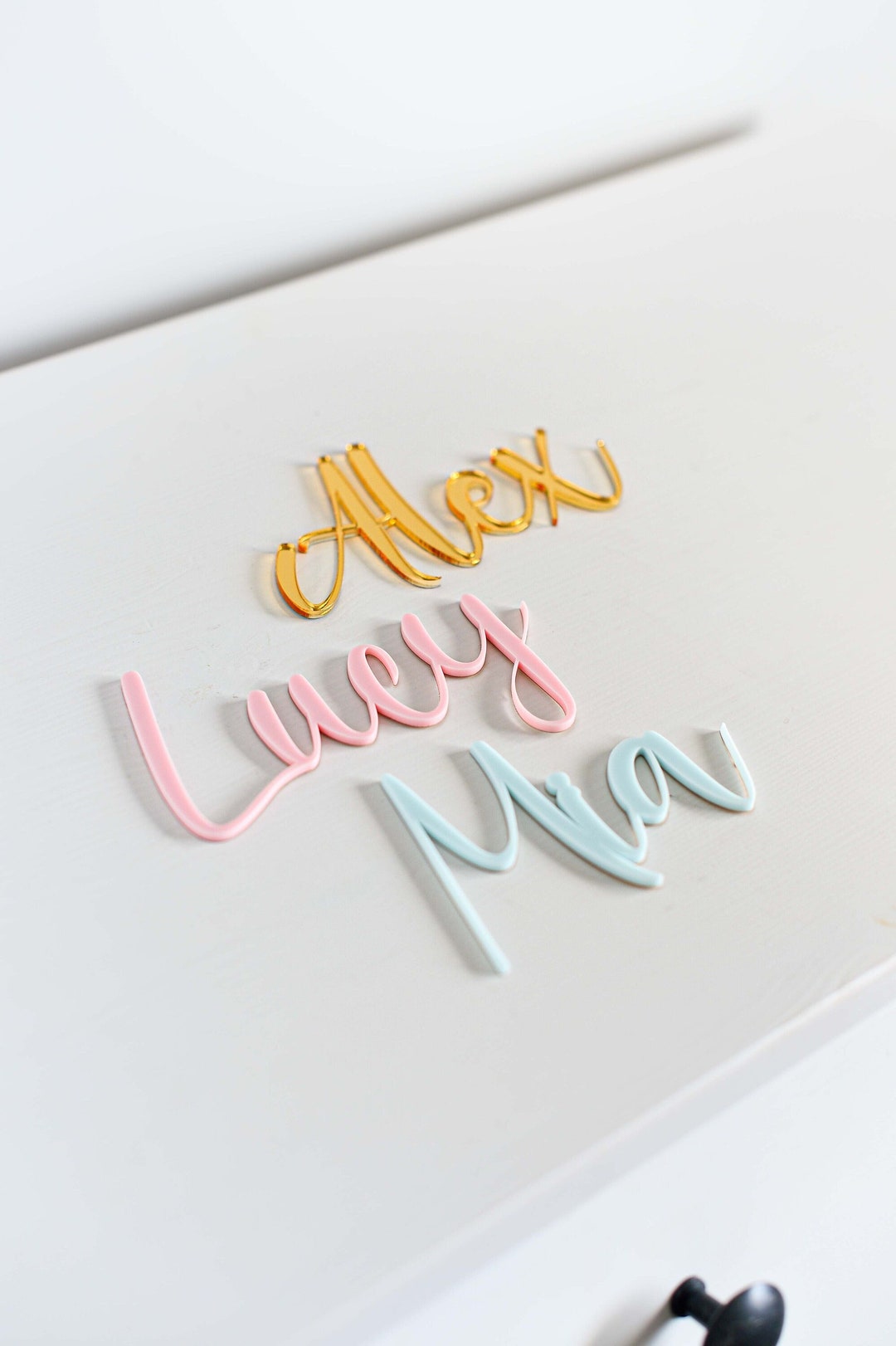 Personalised Custom Name Fropper Cake Charm, Acrylic, Laser Cut - Etsy