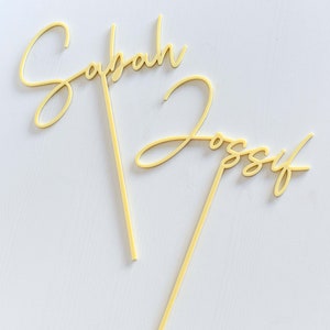 Personalised Birthday Custom Name Acrylic Cake Topper, Laser Cut - Etsy