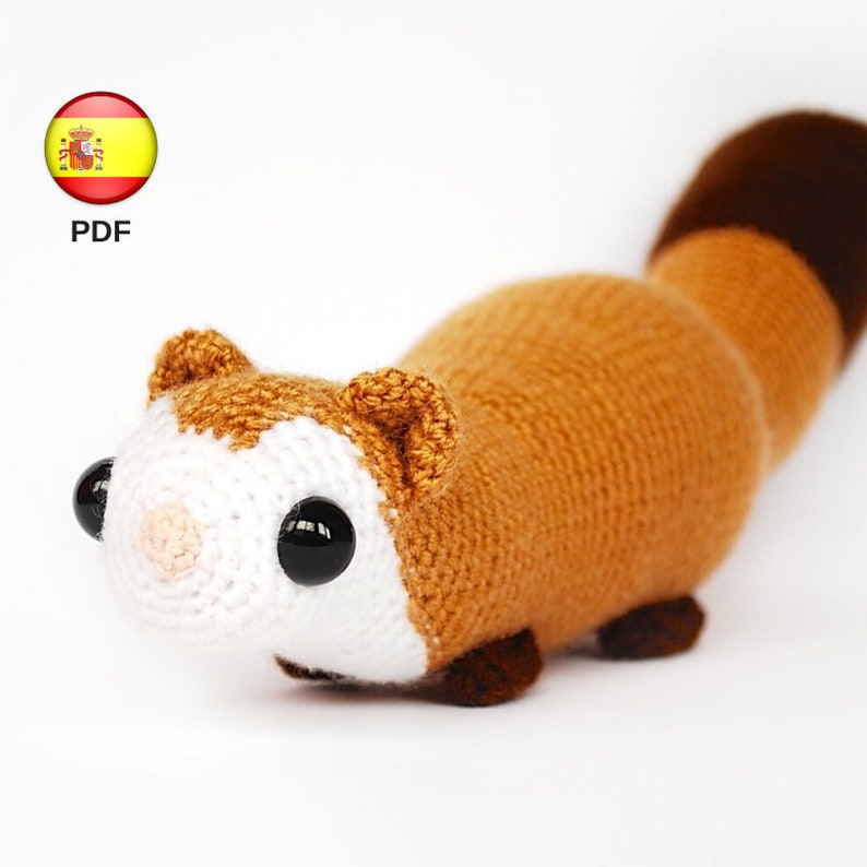 Amigurumi Pattern: Huggable Ferret. Crochet Pattern to Make a | Etsy