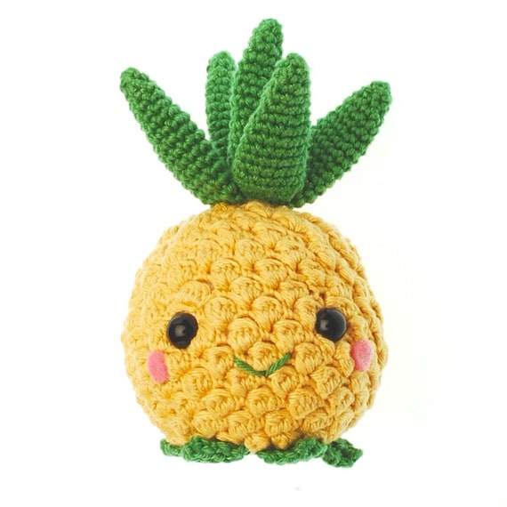 How To Crochet A Pineapple Step By Step Tutorial Amigurumi Free Pattern