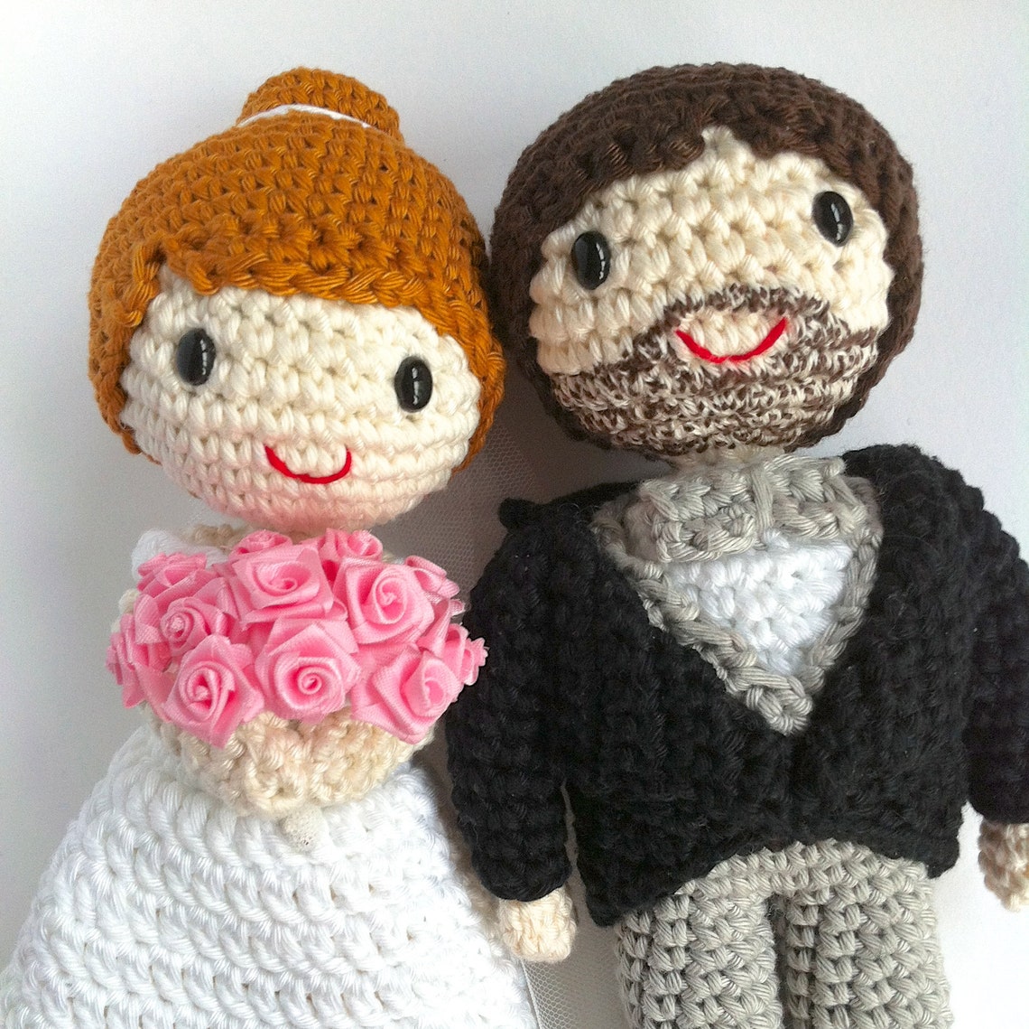 Amigurumi Bride and Groom. Wedding Cake Topper. Crochet Couple | Etsy