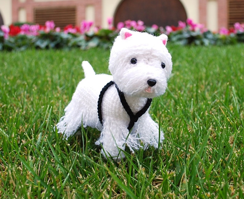 Amigurumi Pattern: Westie Dog (west Highland White Terrier) Crochet Dog ...