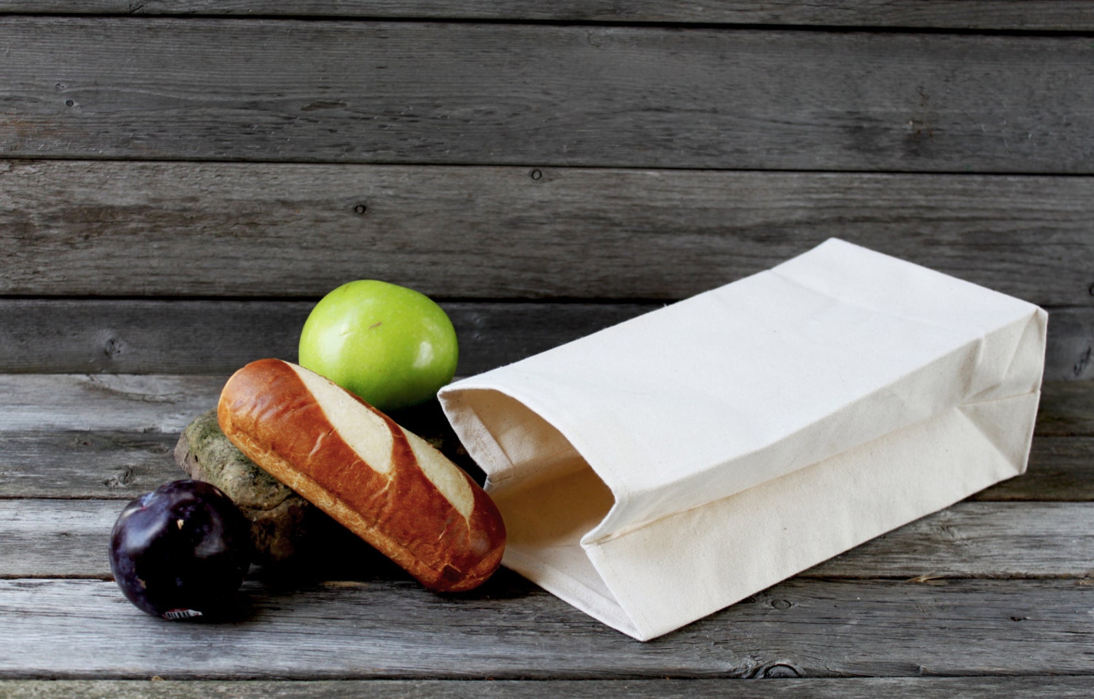 The brown Bag // Natural Undyed UNWAXED Canvas | Etsy