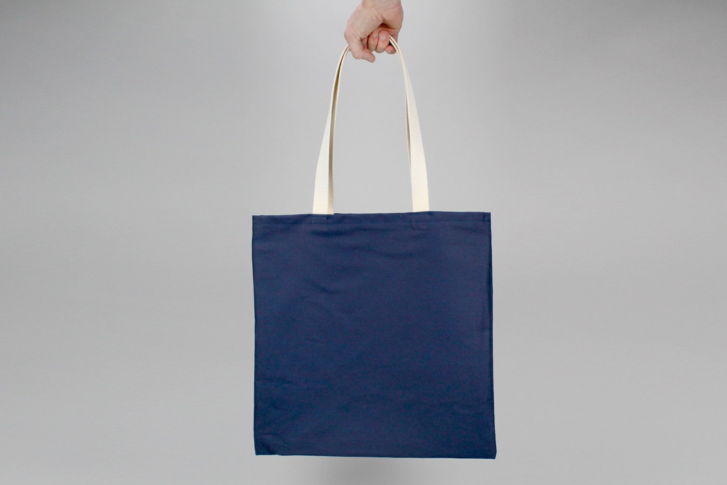 The Standard Tote // Navy Blue UNWAXED Canvas Tote Bag | Etsy