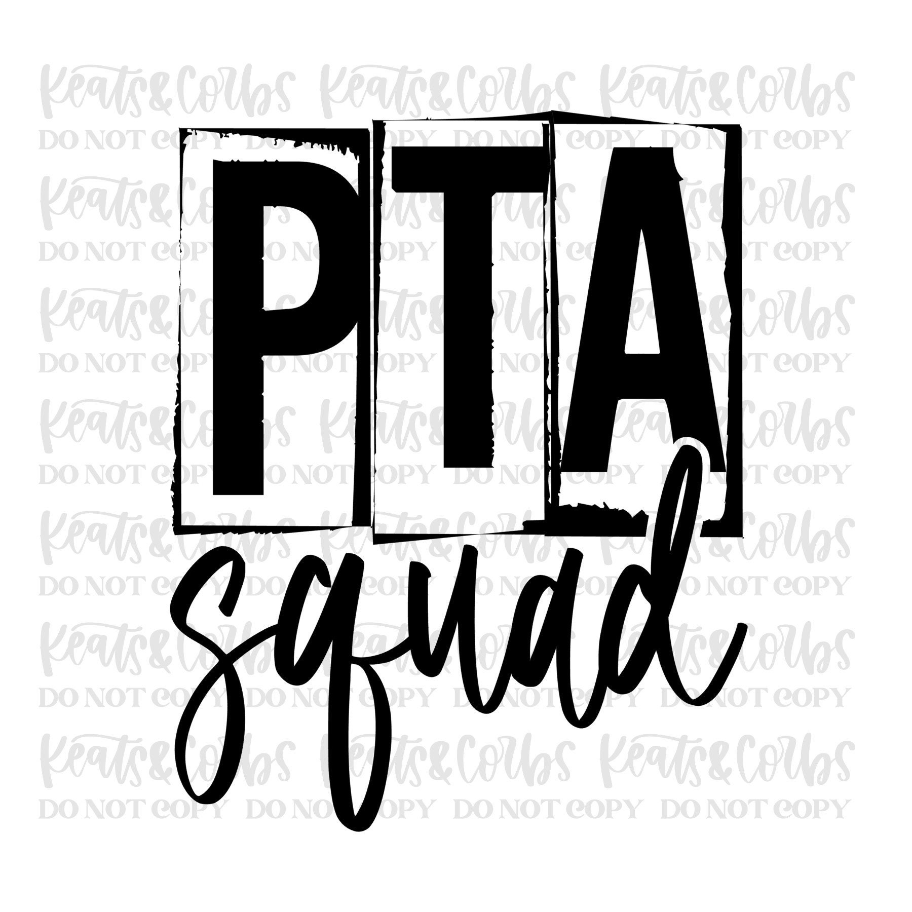 PTA Squad Digital File Png Svg - Etsy