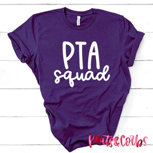 PTA Squad SVG Digital File - Etsy