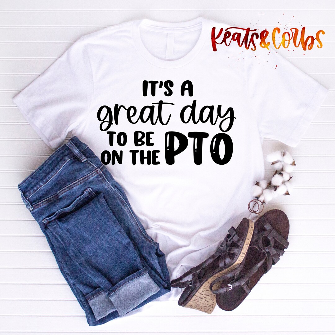 It's A Great Day to Be on the PTO SVG PNG Digital Download - Etsy