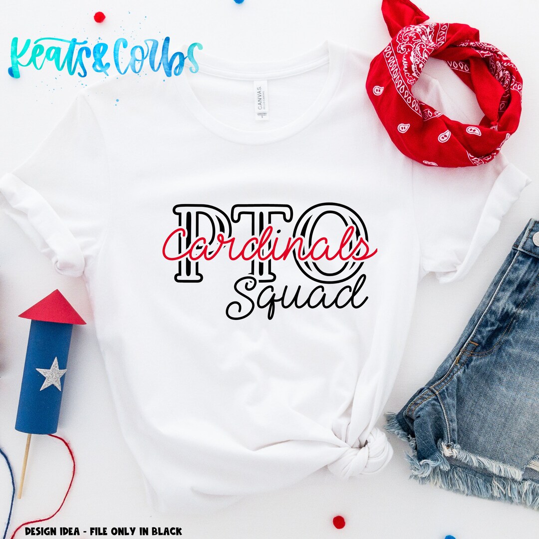 Cardinals PTO Squad SVG Digital Download - Etsy