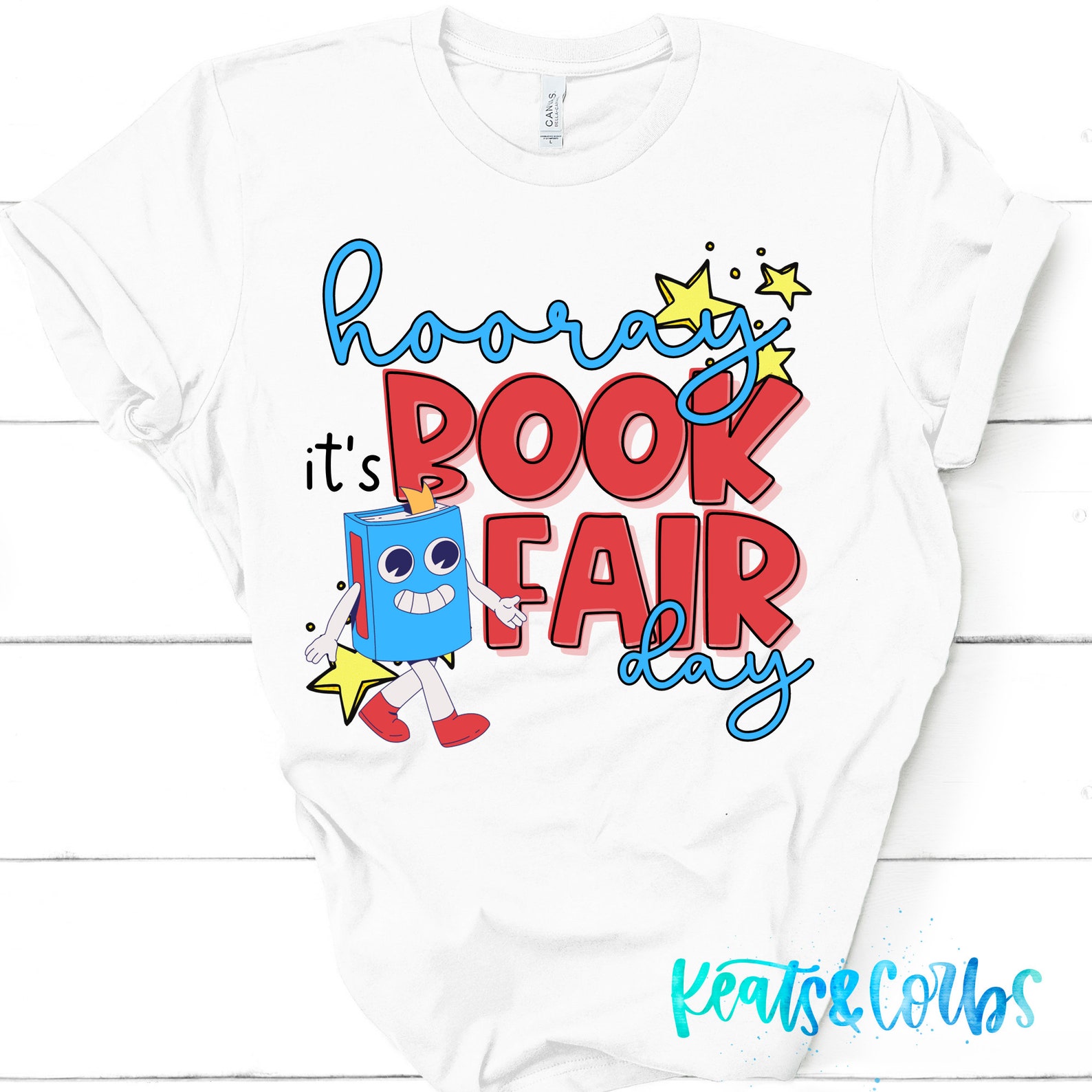 Hooray It's Book Fair Day | PNG Digital File - Etsy