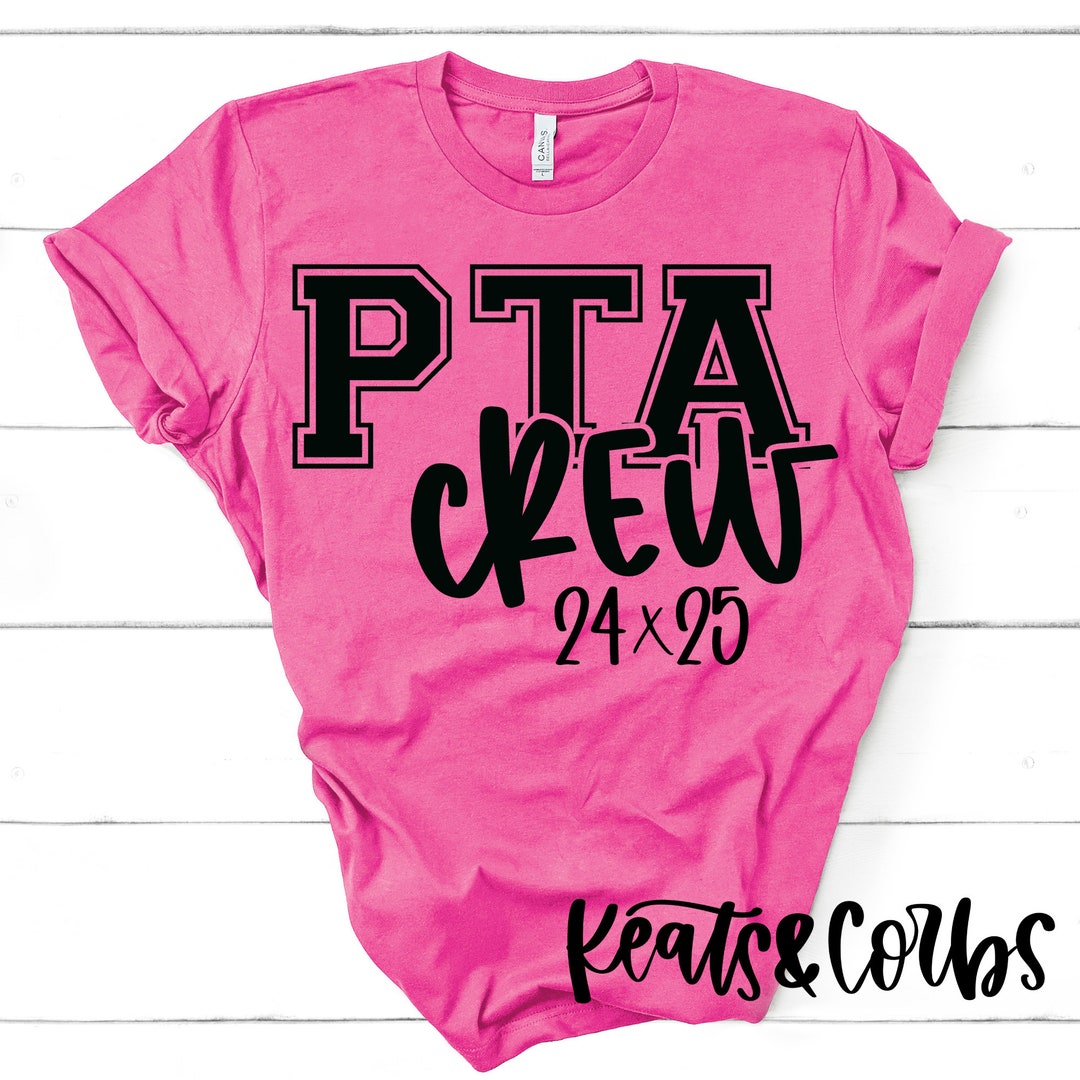 PTA Crew 24 X 25 | Digital File | SVG - Etsy
