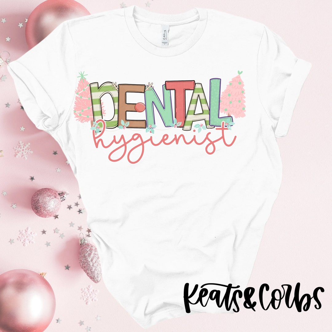 Dental Hygienist Pastel Christmas | PNG Digital Download - Etsy