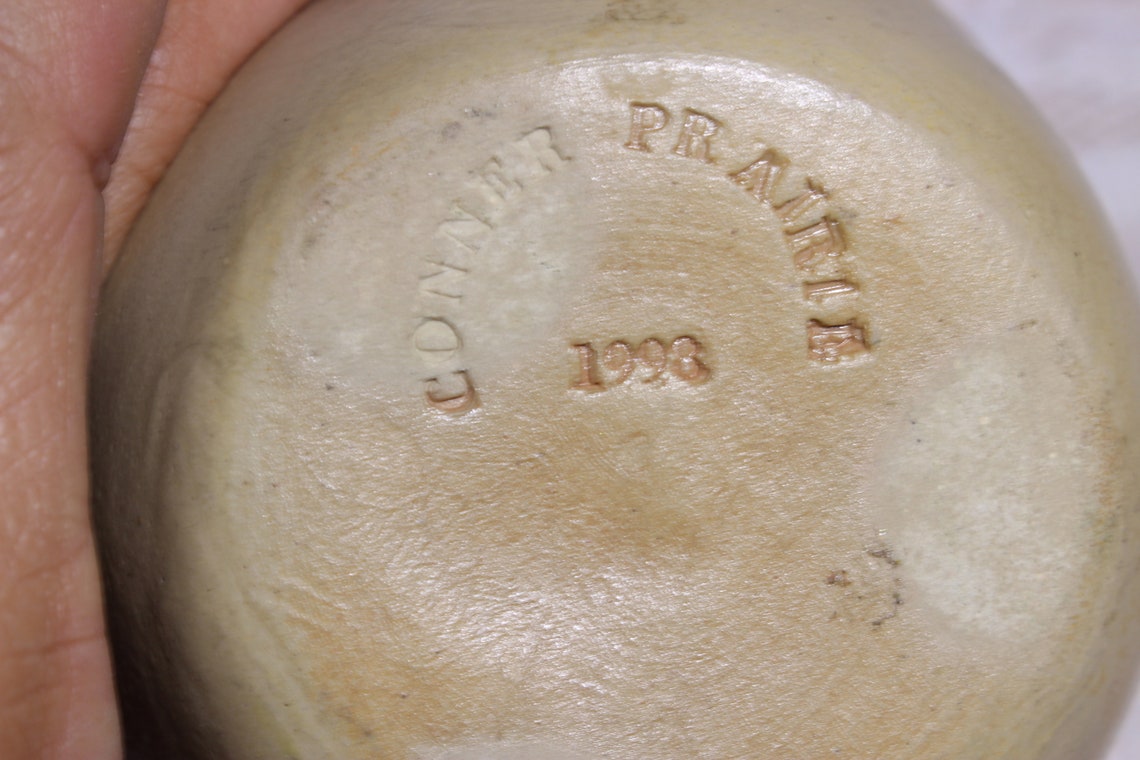 Romantic Pottery Small Bowl Conner Praire 1998 Handpainted - Etsy