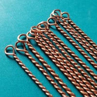 Hand Twisted Copper Garden Stake: Electroculture Plant Health ...