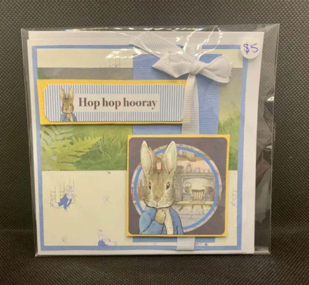 Peter Rabbit. Hop Hop Hooray. Blank. Personalisation Available - Etsy