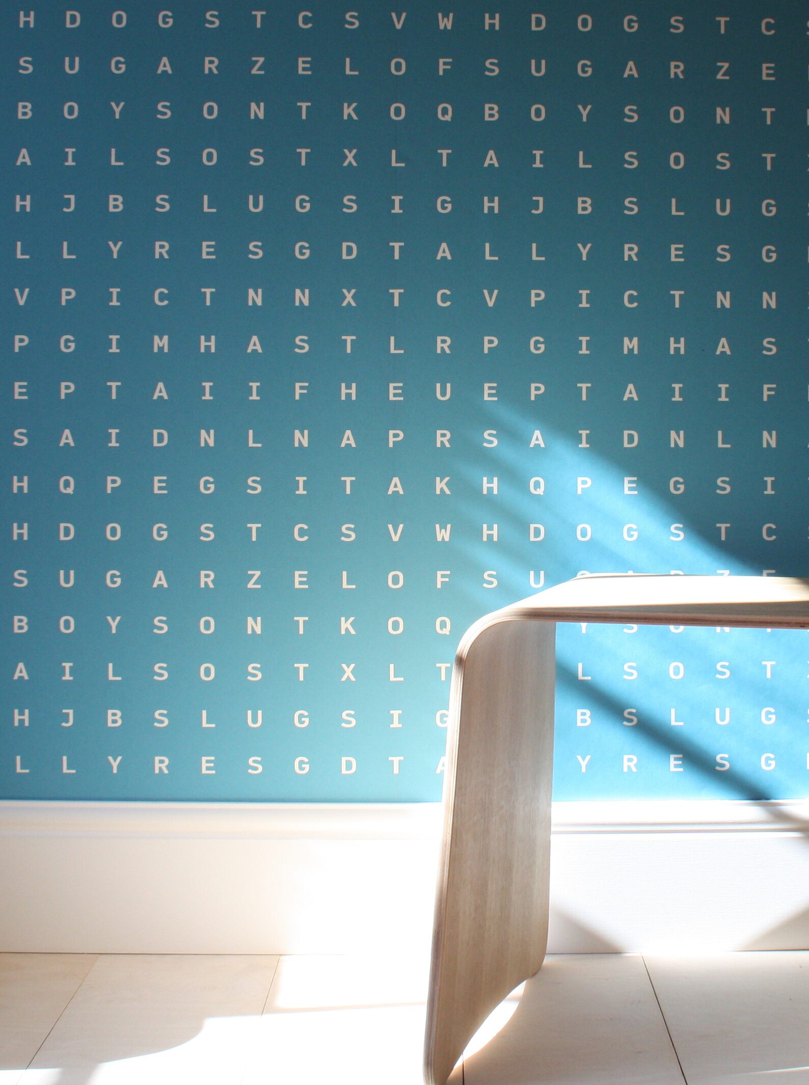 Word Search Wallpaper for Boys or Girls in Blue - Etsy