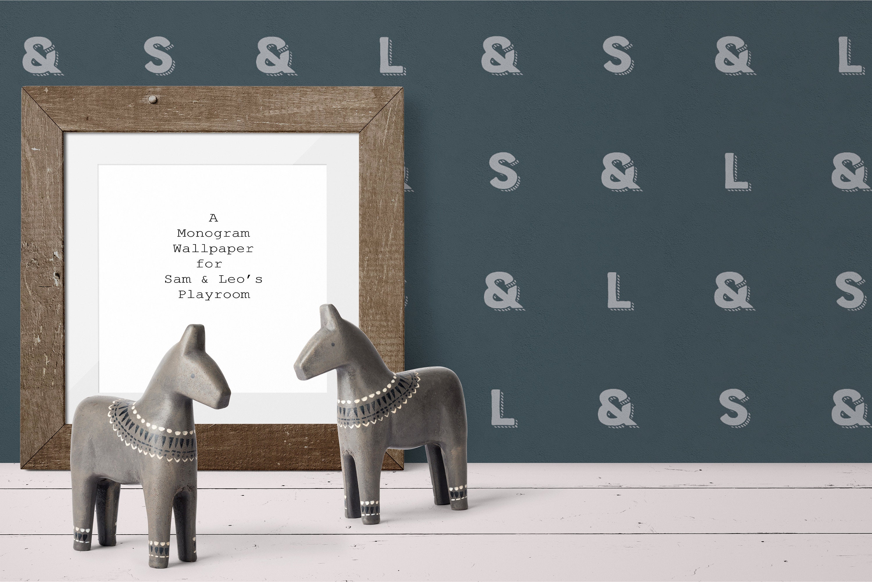 L Monogram Wallpaper
