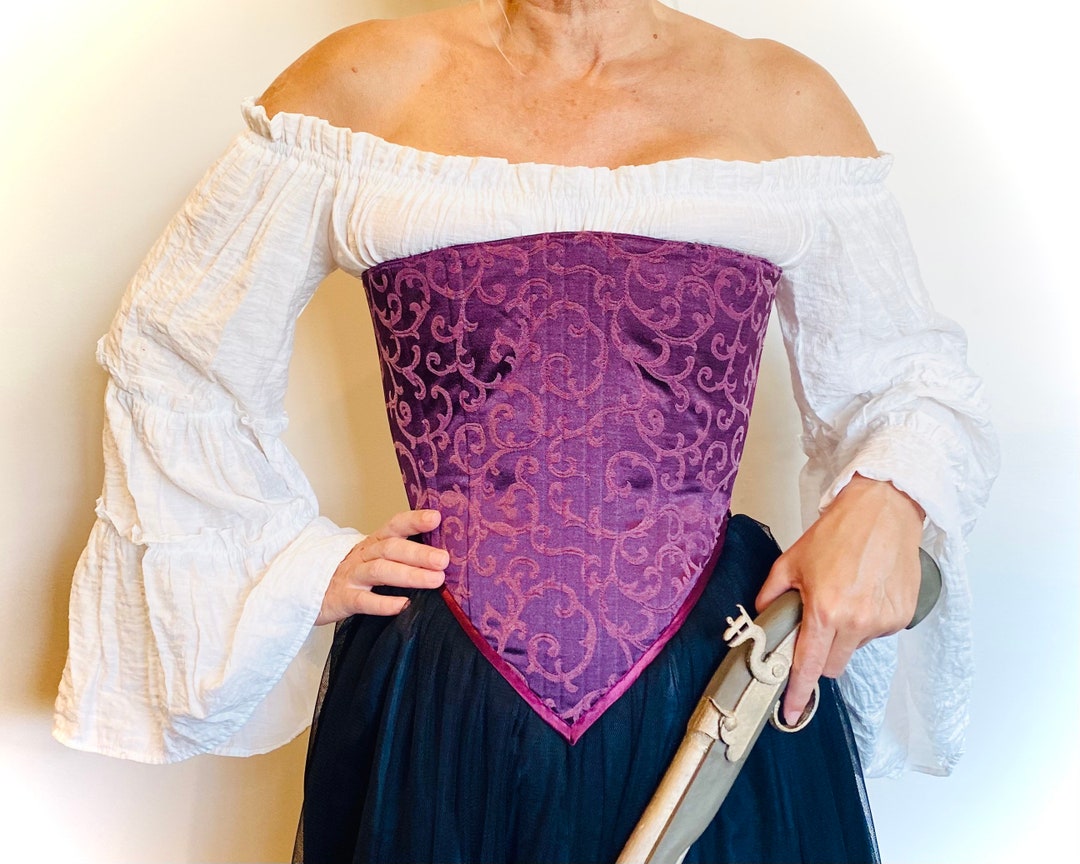 24 Elizabethan Style Renaissance Reversible Maroon Twisted - Etsy