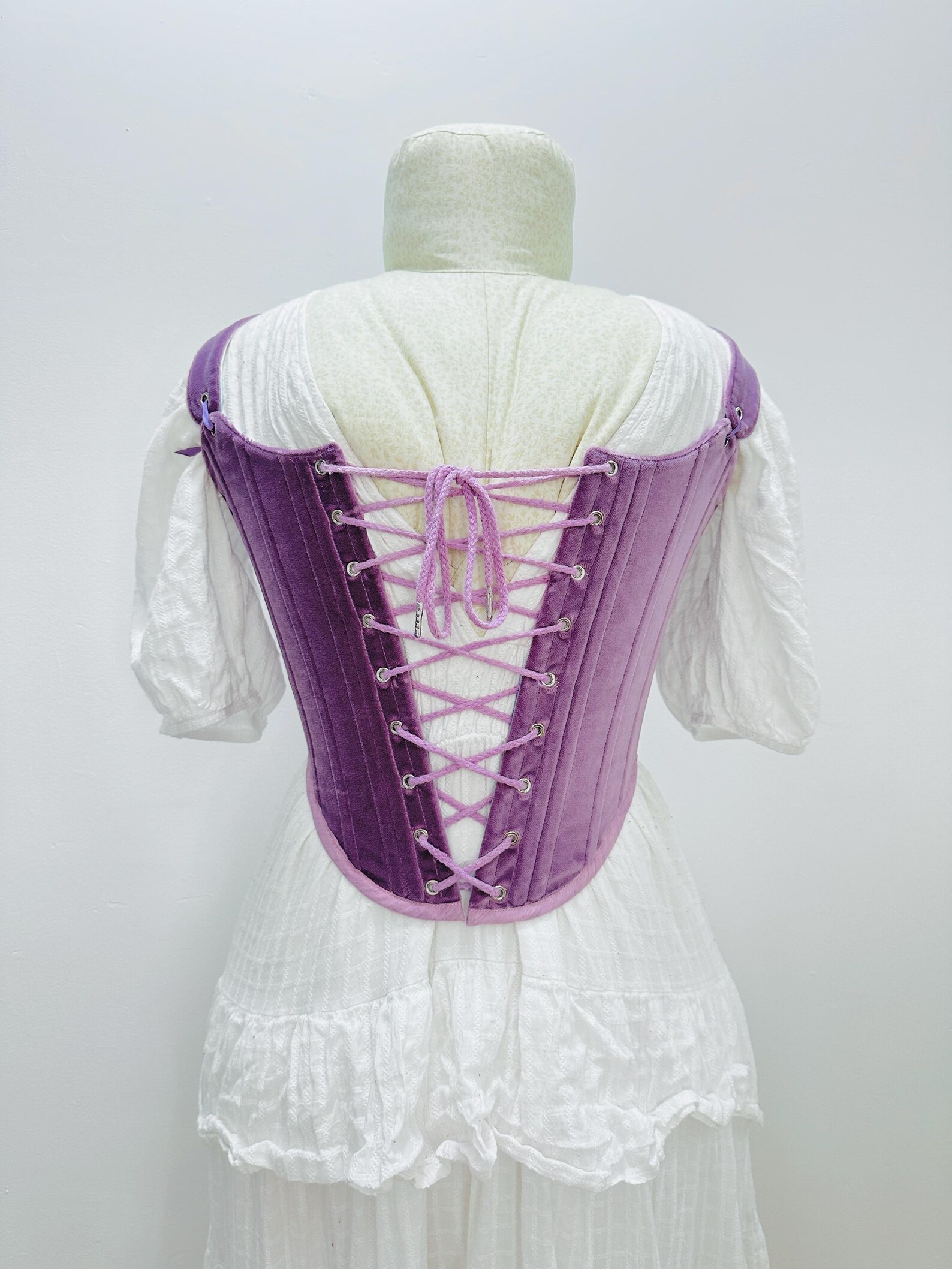 28” Reversible Pastel Purple Blue Mystic Cloud Cotton and Purple Mauve ...
