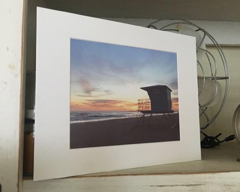 Beach Pictures Lifeguard Tower Sunset San Diego California - Etsy