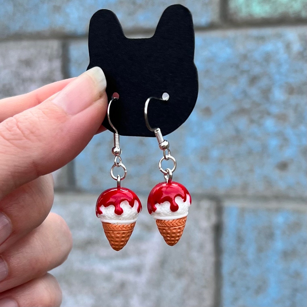 Frozen Treat Dangle Charm Earrings - Etsy