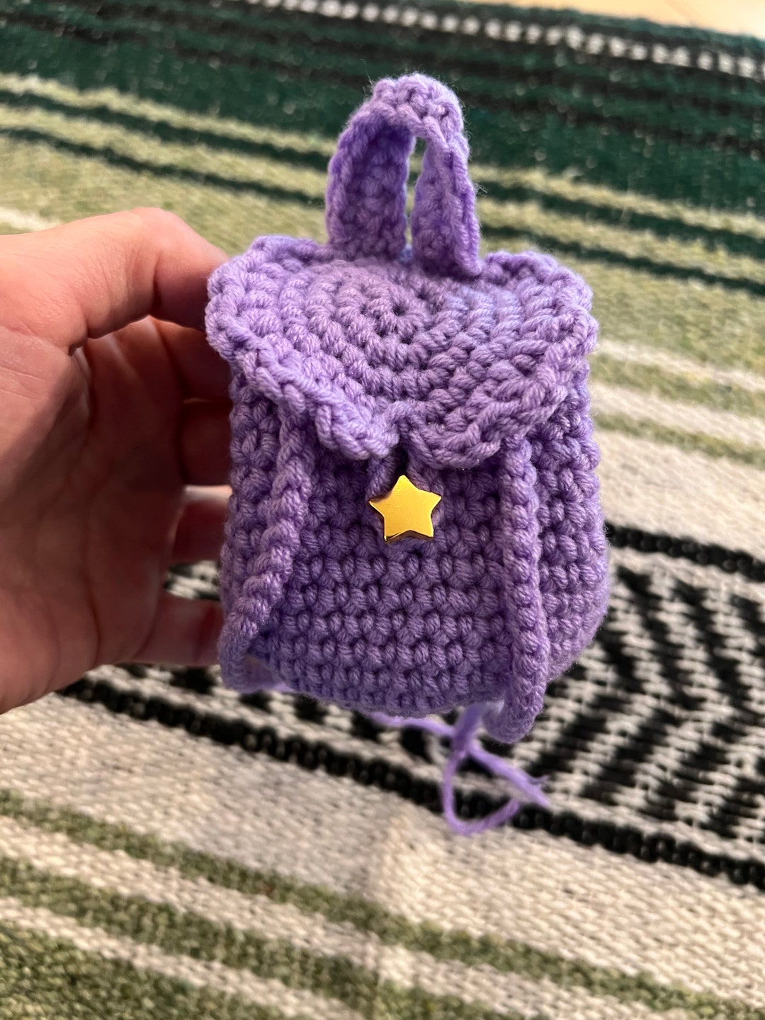 Mini Crochet Backpack - Etsy