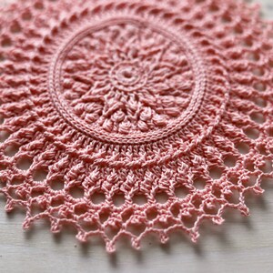 Tesla Doily Designed by Vitagul 19 Cm - Textured Doily Coaster ...