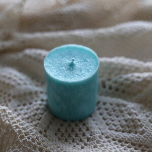 Beautiful Blue Candle With Crystallic Structure, Old Time Flavor - Etsy