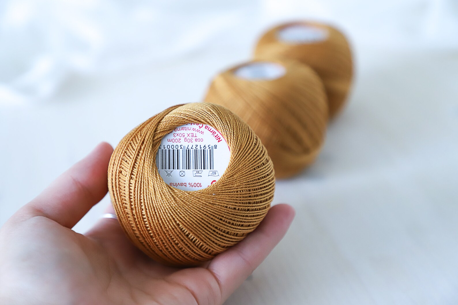 Brown Crochet Thread Snehurka Czech Made Cotton Thread | Etsy