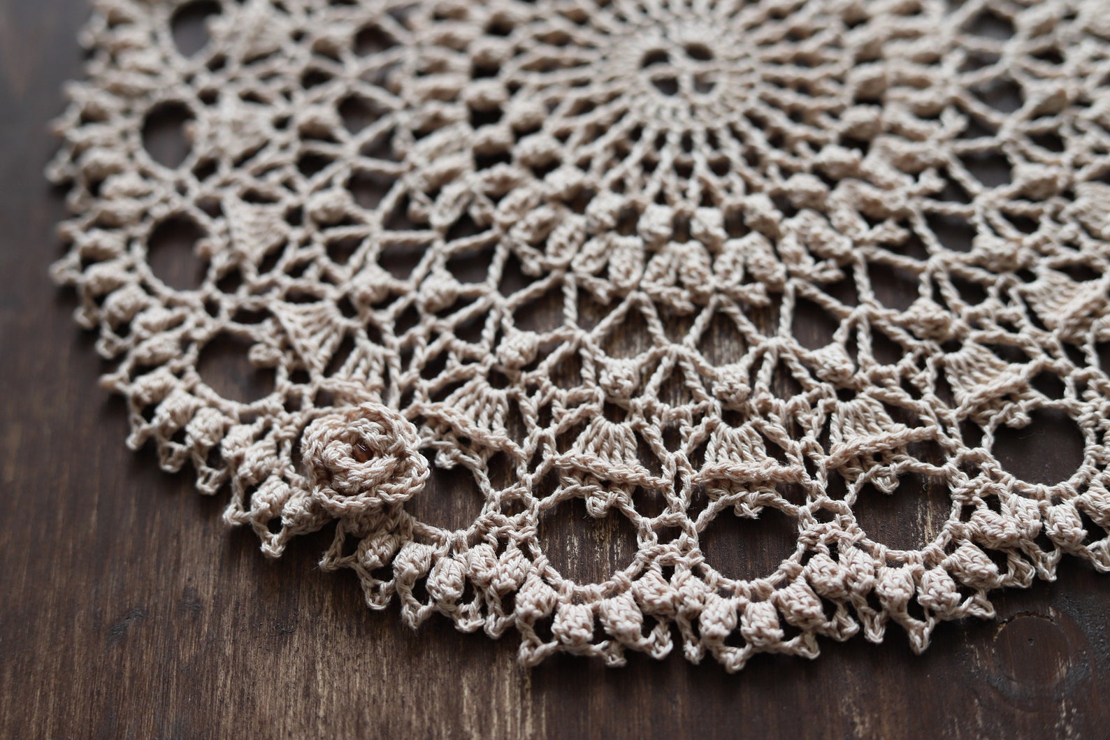 PDF Pattern Deborah Doily by Gull808 Vintage Rose Doily | Etsy