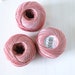 Dusty Pink Crochet Thread, Snehurka, Cotton Thread, Doily Thread ...