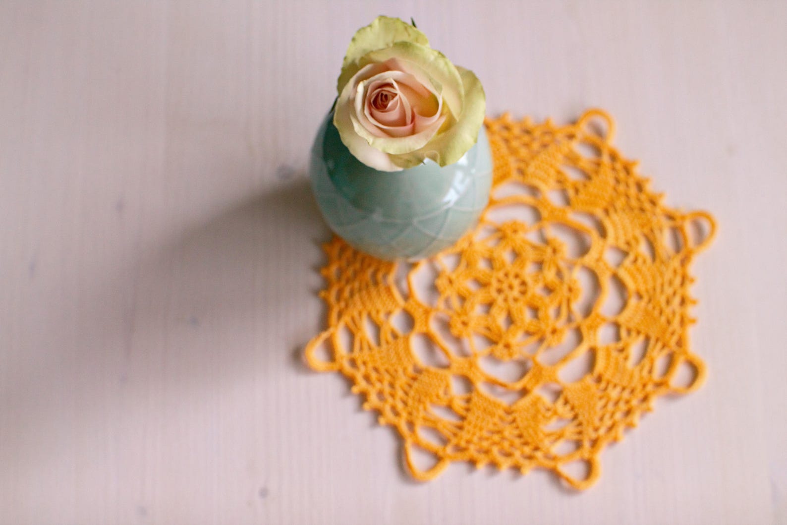 Small Yellow Doily 8 20 Cm Wedding Bride Decor Interior - Etsy