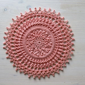 Tesla Doily Designed by Vitagul 19 Cm - Textured Doily Coaster ...