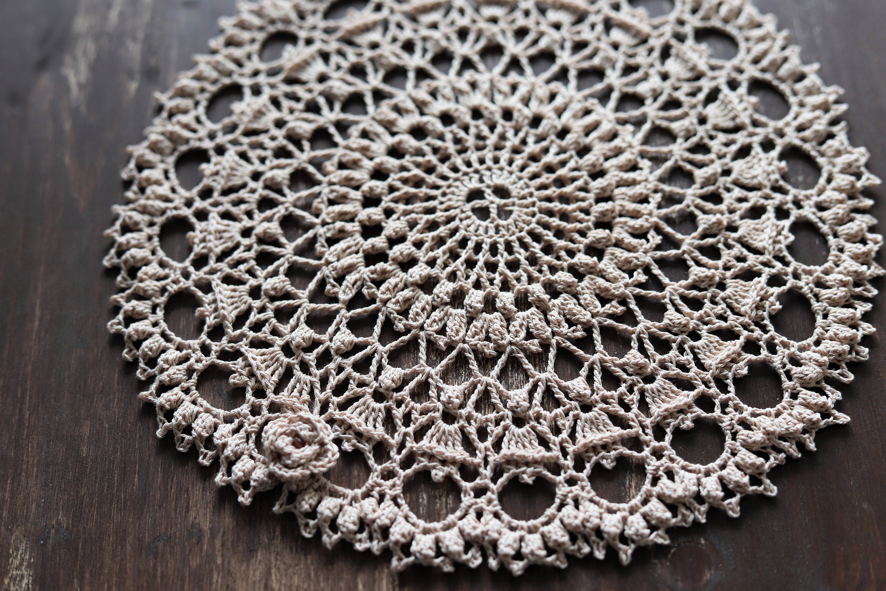 PDF Pattern Deborah Doily by Gull808 Vintage Rose Doily - Etsy