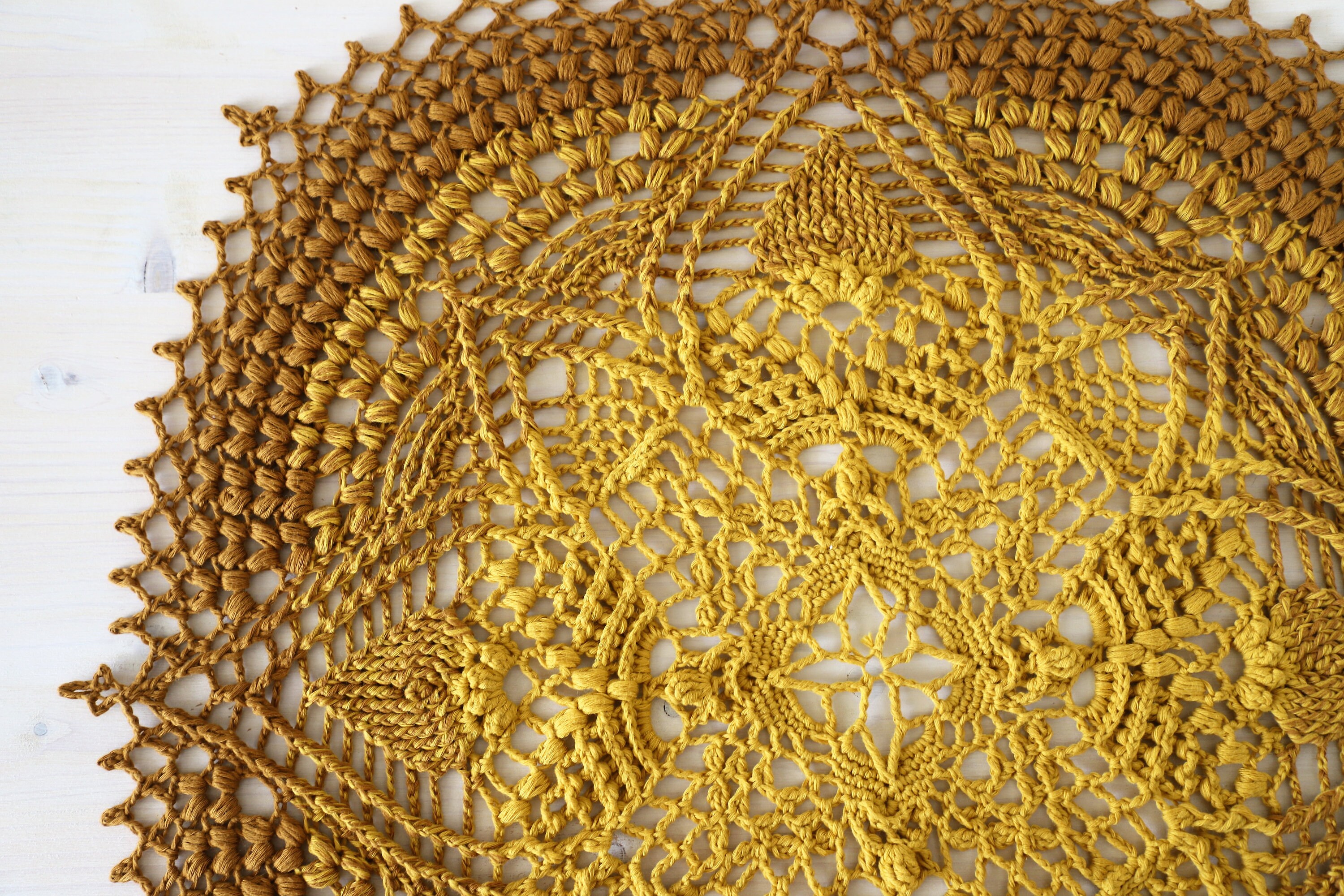 Betty doily square textured doily designed by Olga Shalaeva | Etsy